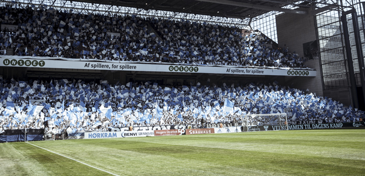 VM-fodbold i en unik ramme og på Danmarks største storskærm